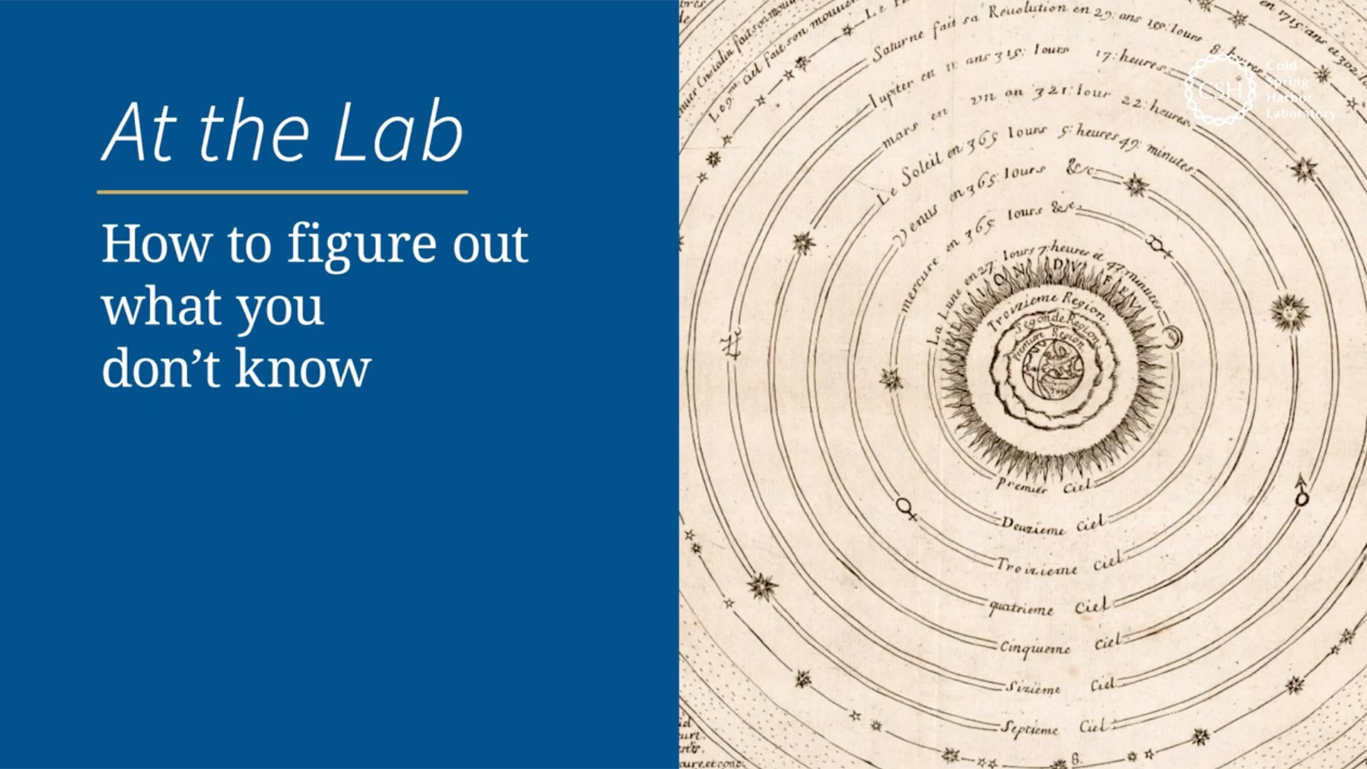 How to figure out what you don’t know | Cold Spring Harbor Laboratory