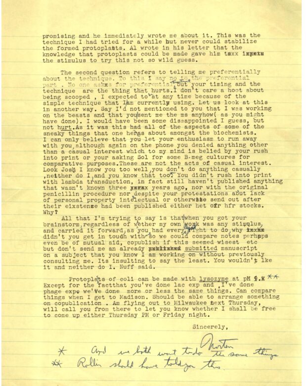 Exploring the Norton Zinder Collection: Being “Scooped”, Then and Now ...