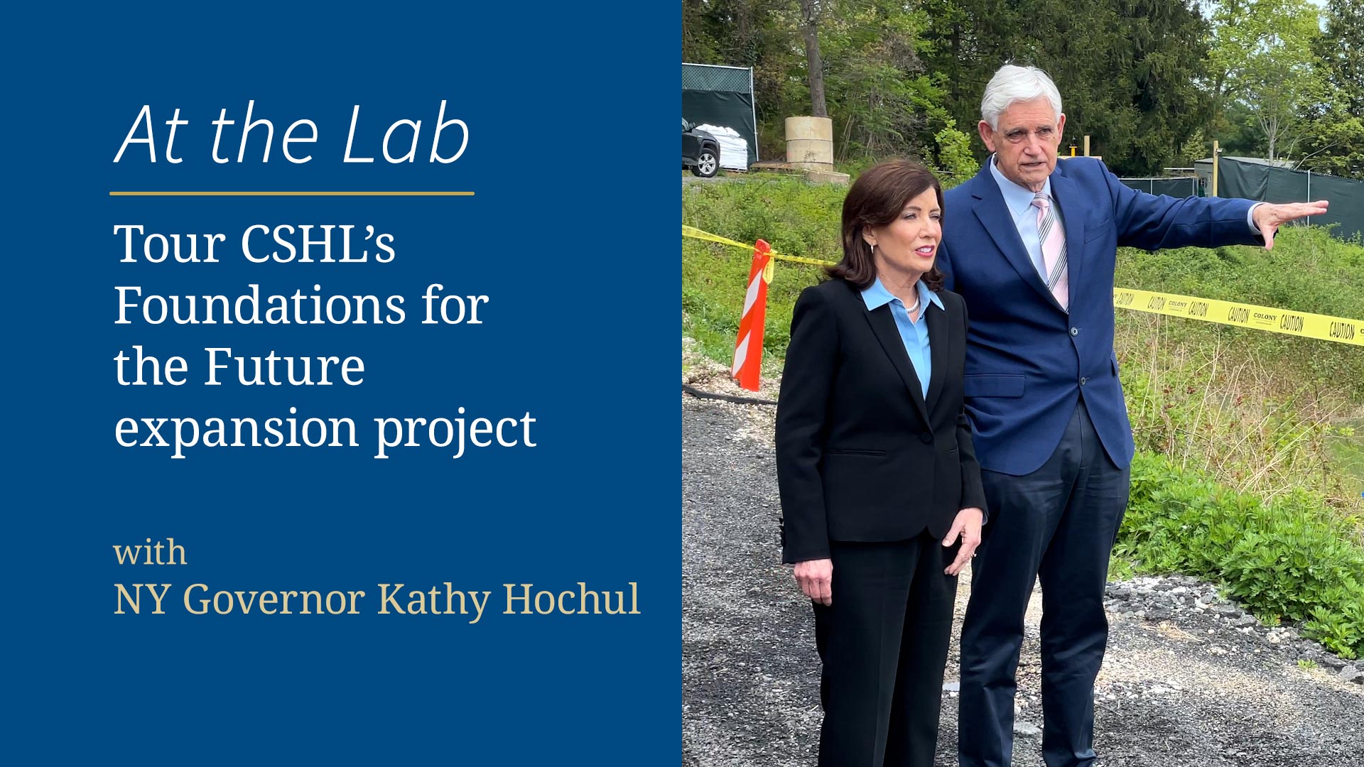 Tour CSHL’s Foundations for the Future project | Cold Spring Harbor ...